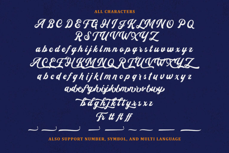 Flanders Script - Letterhend Studio