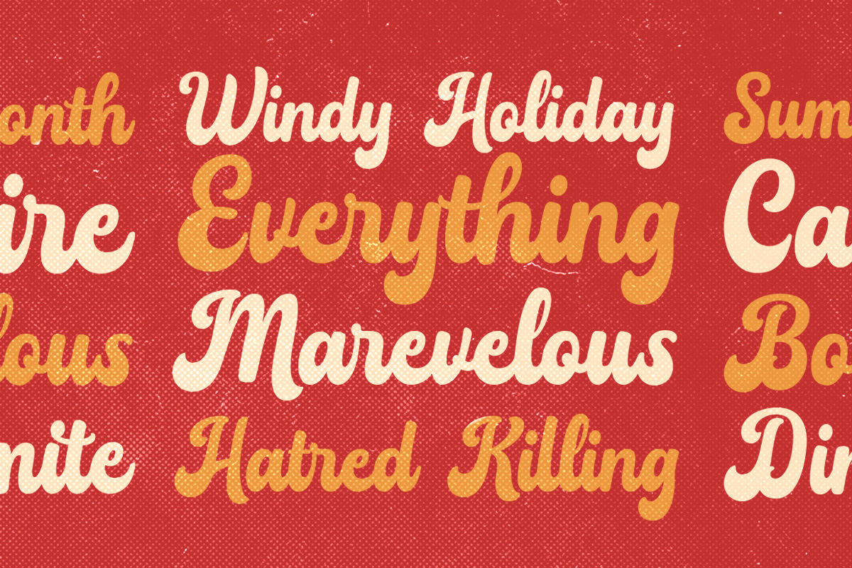 Billanta - Vintage Bold Script - Letterhend Studio