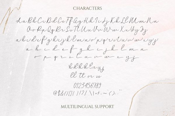 Marina Bullock - Signature Script | Letterhend Studio