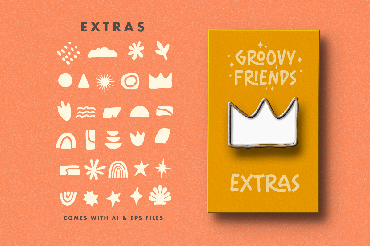 Groovy Friends - Playful Font - Letterhend Studio
