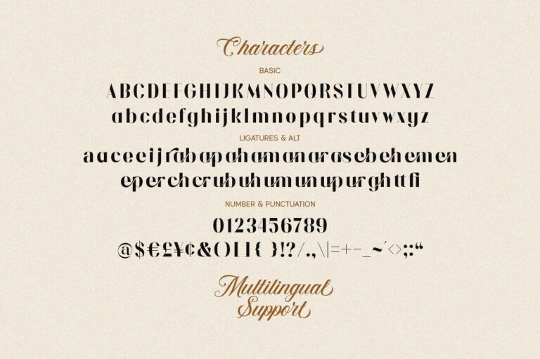 Ginevra - Stylish Display Font | Letterhend Studio