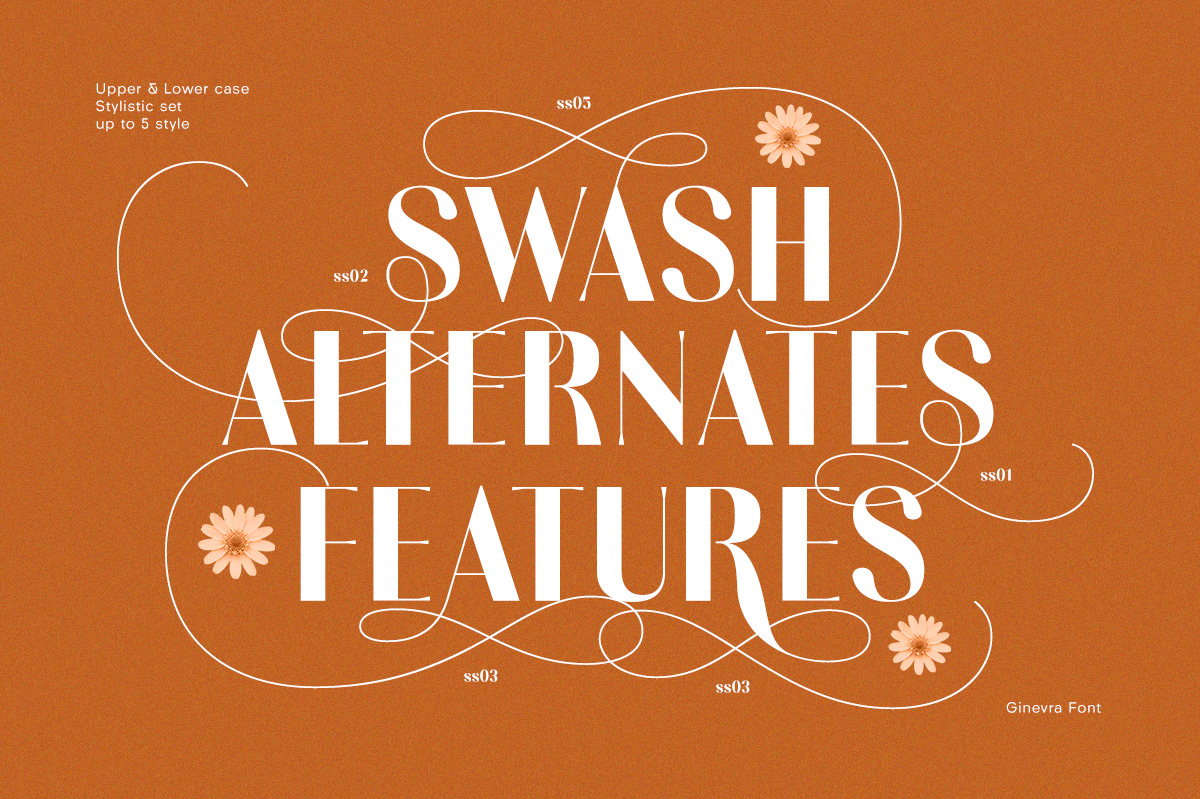 Ginevra - Stylish Display Font | Letterhend Studio