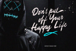 District Rogue - Handrawn Brush Font | Letterhend Studio