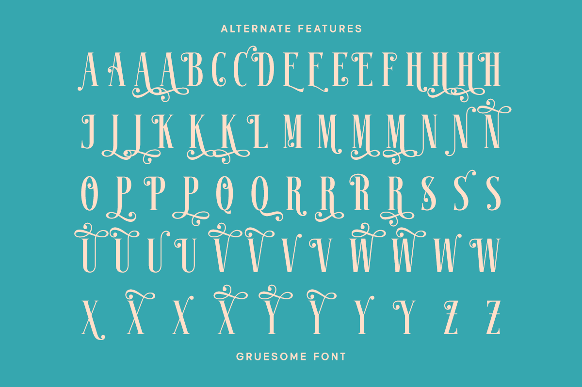 Gruesome - Display Serif Font - Letterhend Studio
