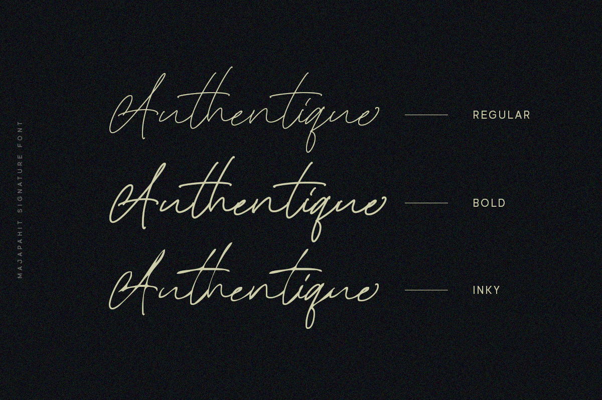 Majapahit- Signature Script | Letterhend Studio