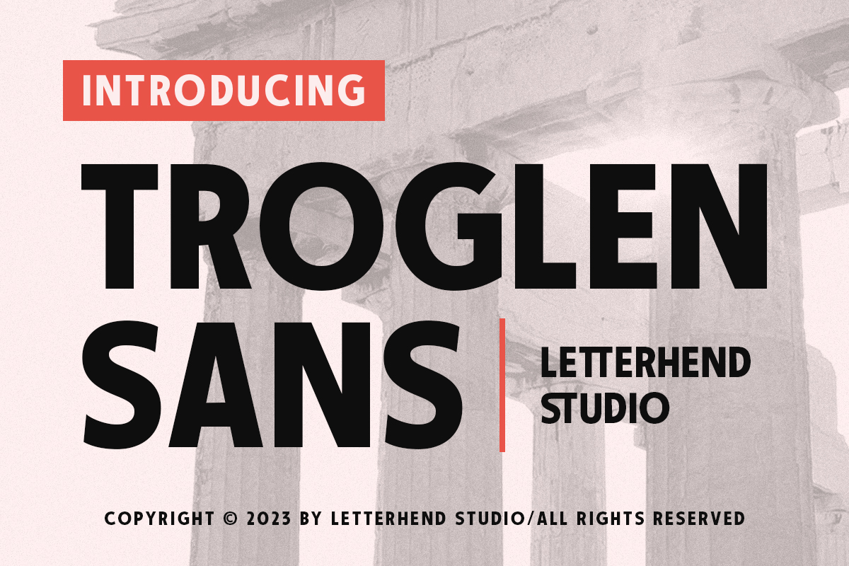 Troglen Sans | Letterhend Studio