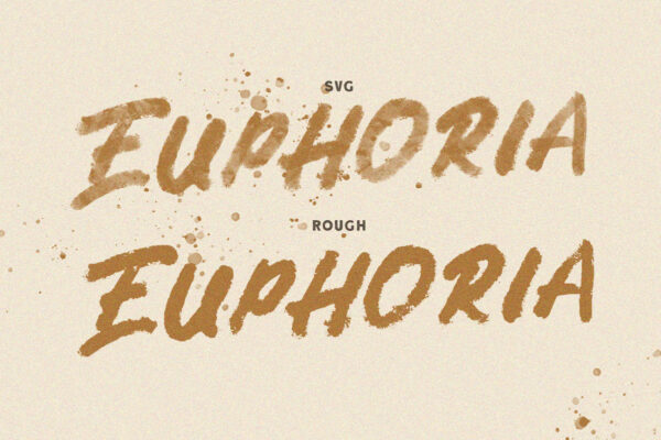 Euphoria Shades - SVG Typeface | Letterhend Studio