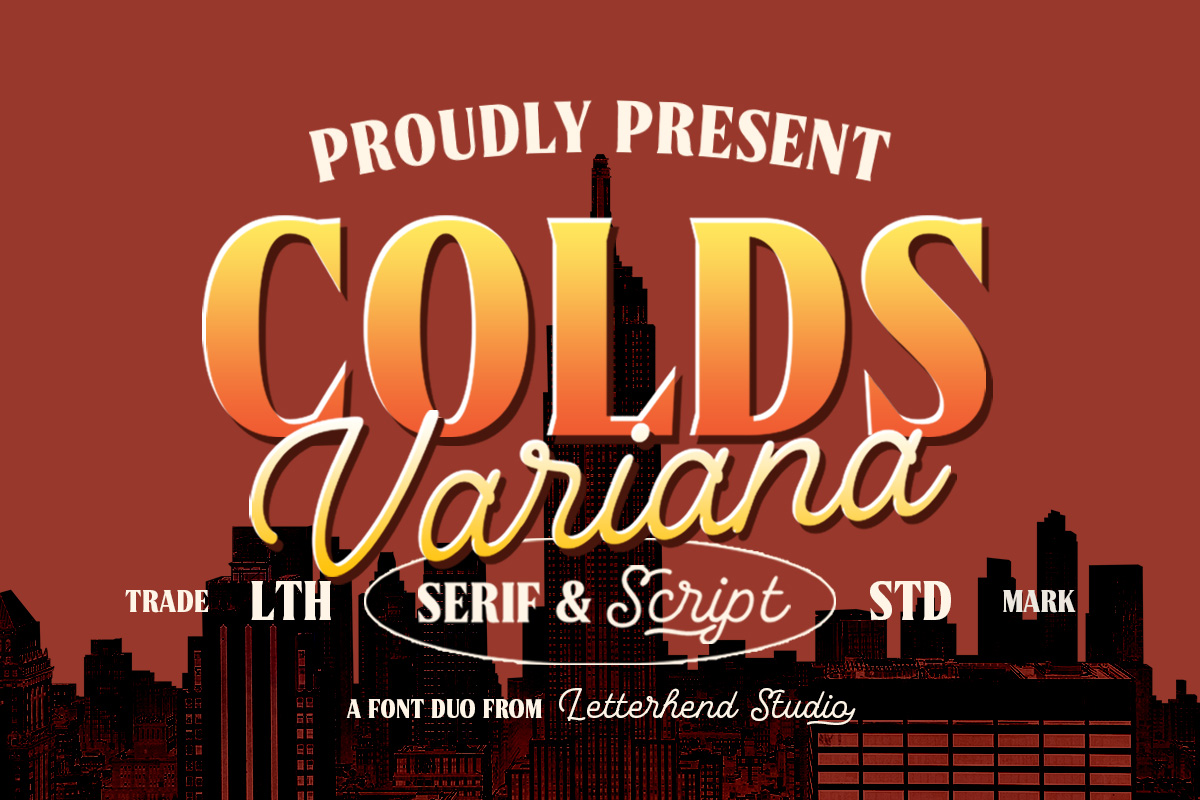 Cold Variana Font Duo | Letterhend Studio