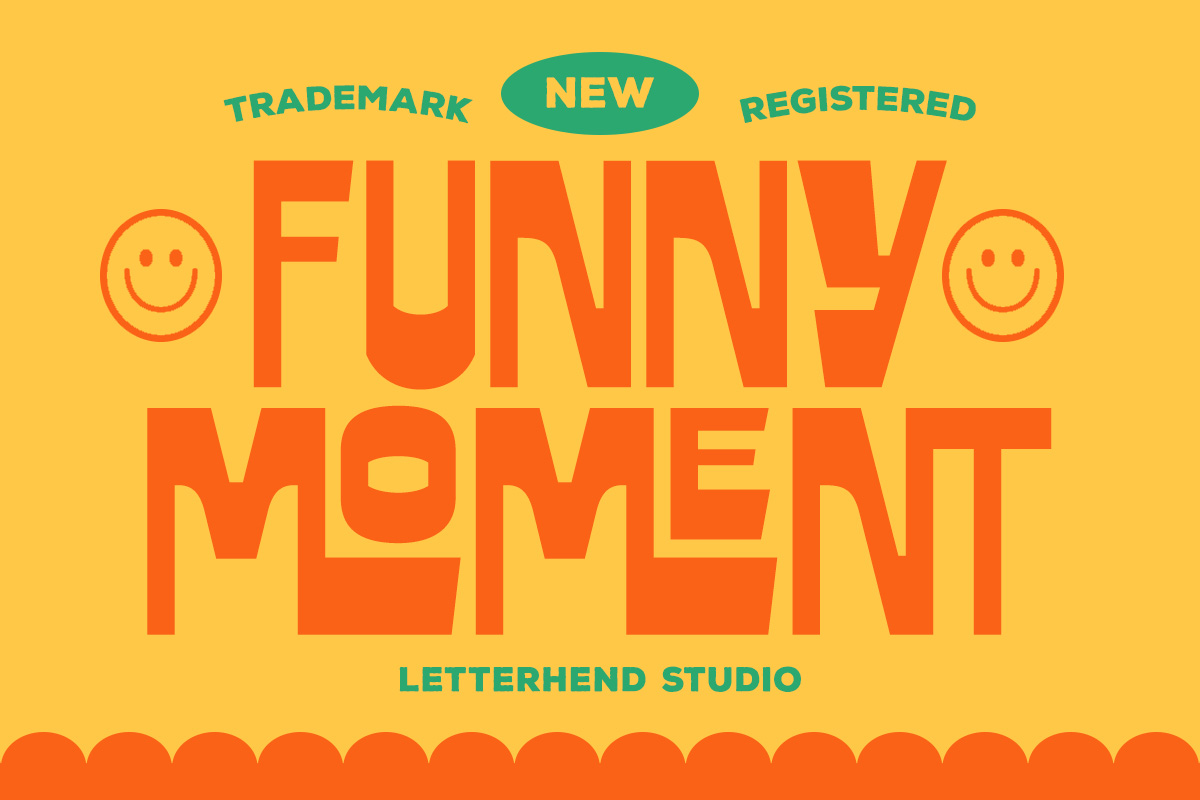 Funny Moment Retro Display | Letterhend Studio