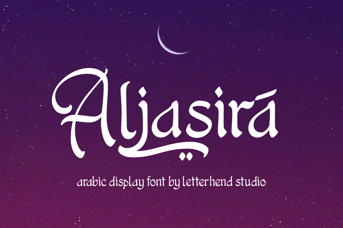Aljasira Arabic Display Font | Letterhend Studio