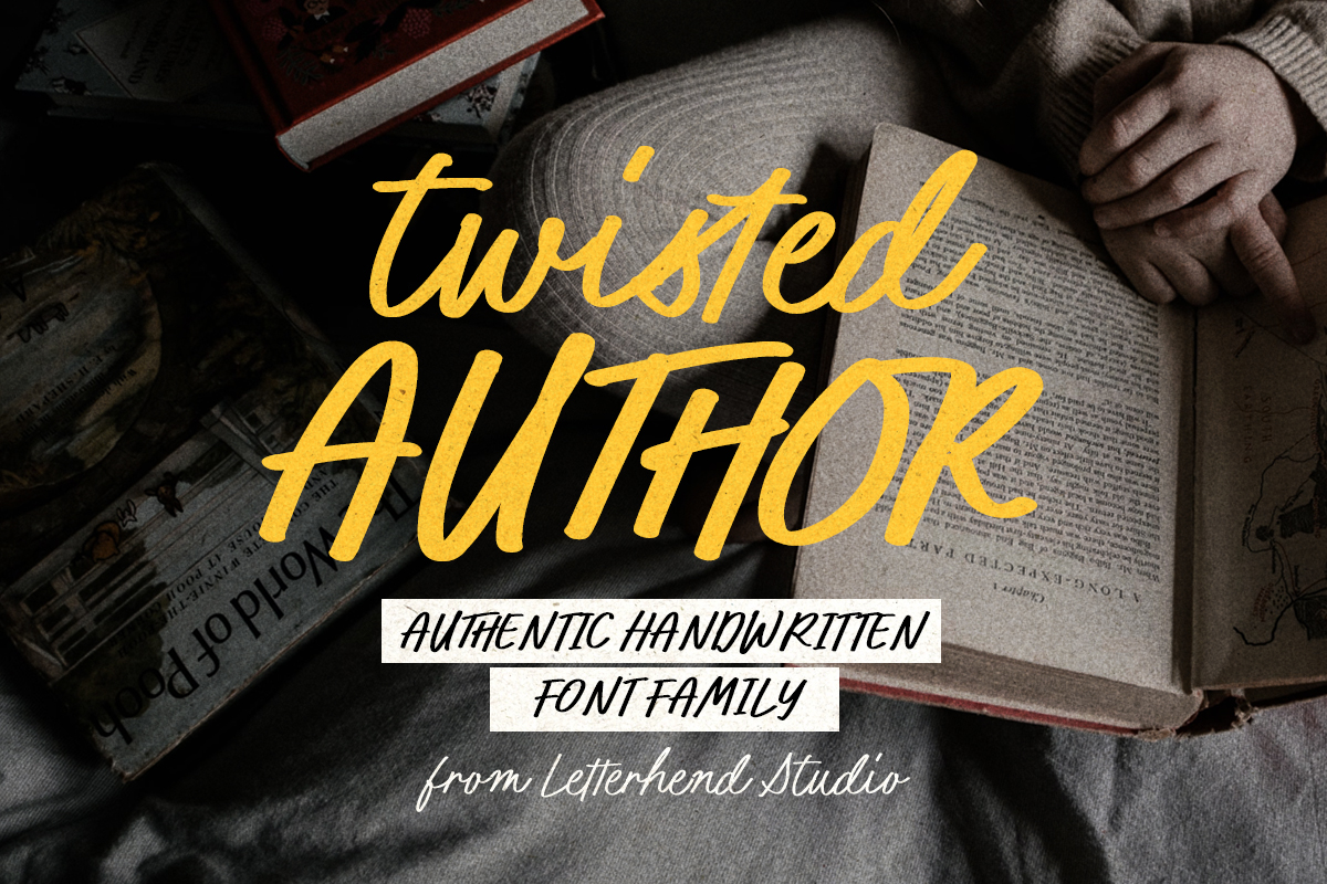 Twisted Author Natural Handwriting | Letterhend Studio