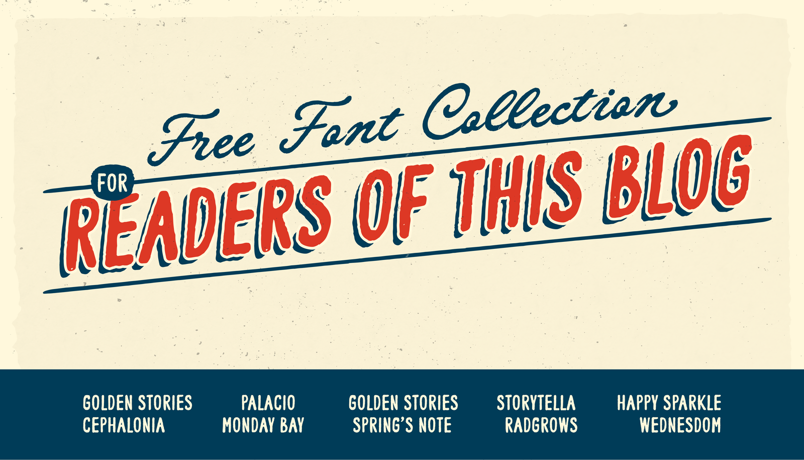 Free Font Collection for Readers of This Blog | Letterhend Studio