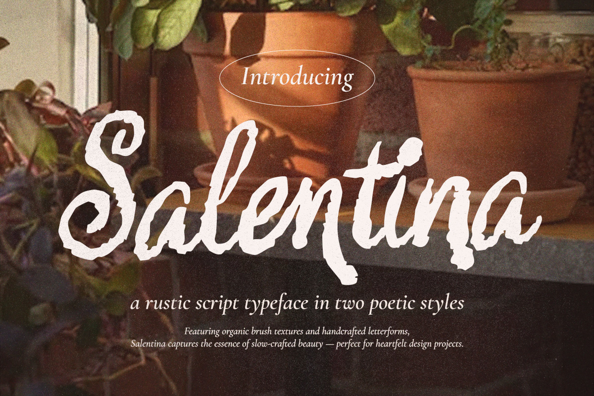 Salentina Rustic Script | Letterhend Studio
