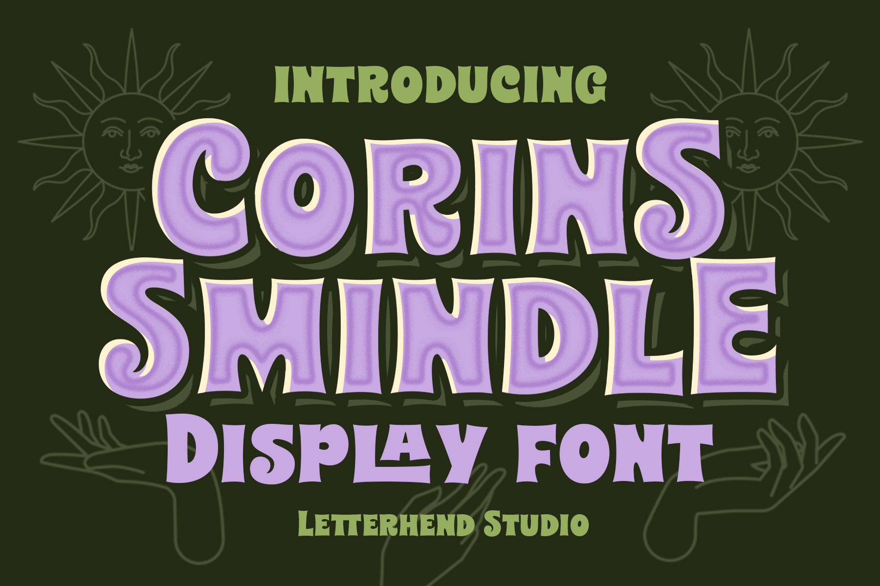 Corins Smindle Retro Display Font | Letterhend Studio
