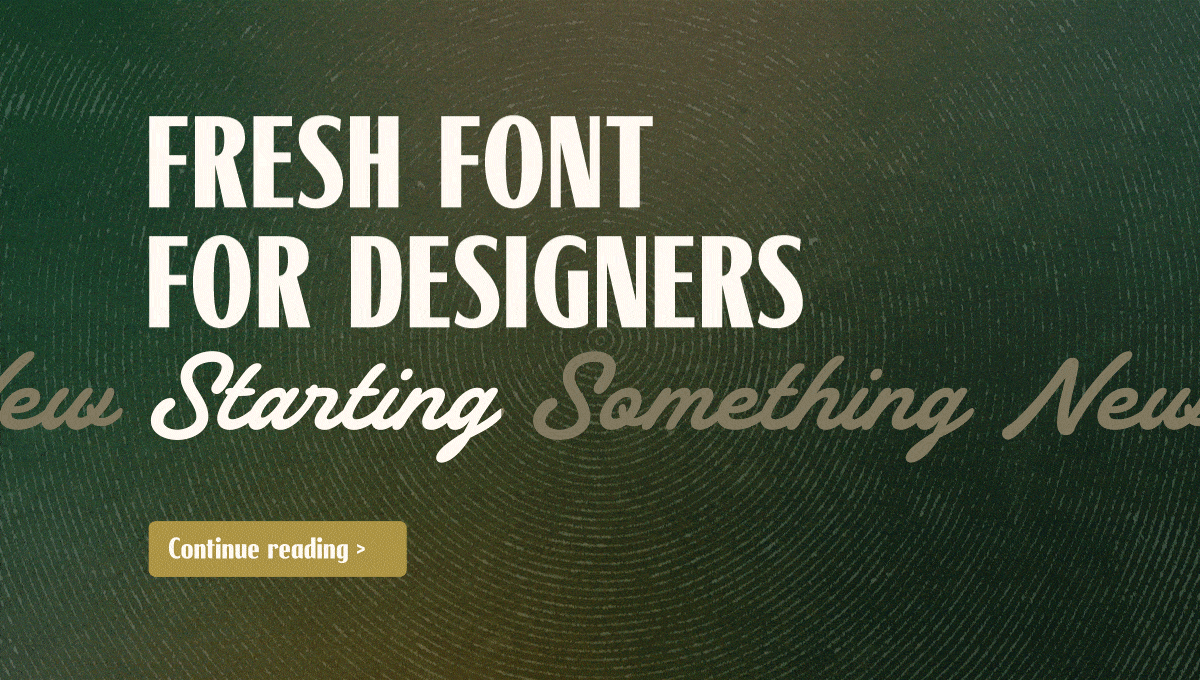 Fresh Fonts for Designers Starting Something New | Letterhend Studio